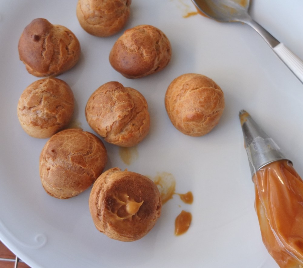Salted caramel choux buns recipe and the marvellous Michalak (who ...