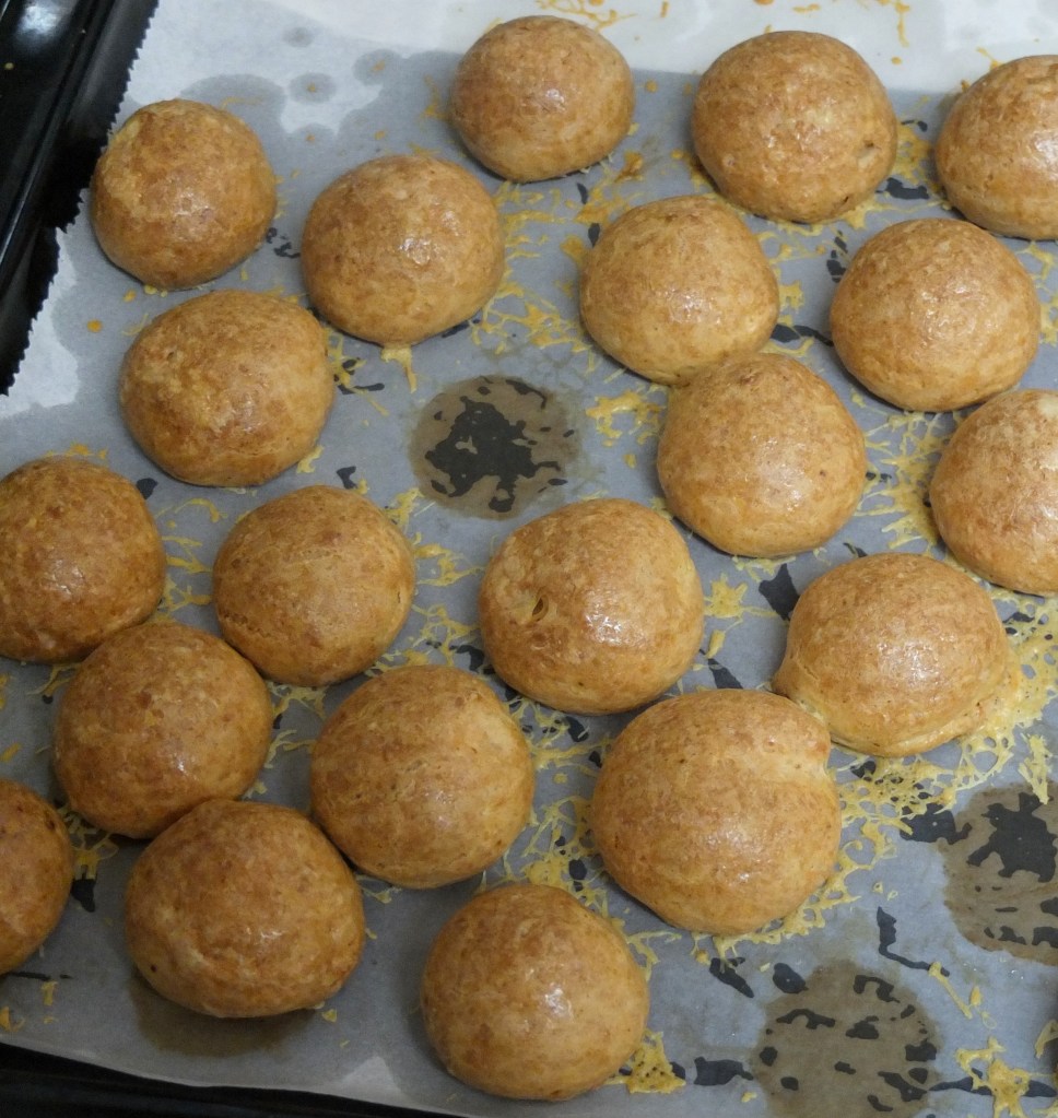Cumin and cayenne pepper gougères (cheese choux puffs) recipe! A great ...