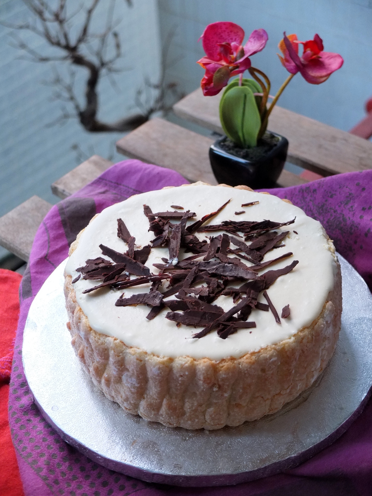 Chocolate and bergamot charlotte russe recipe | lili's cakes