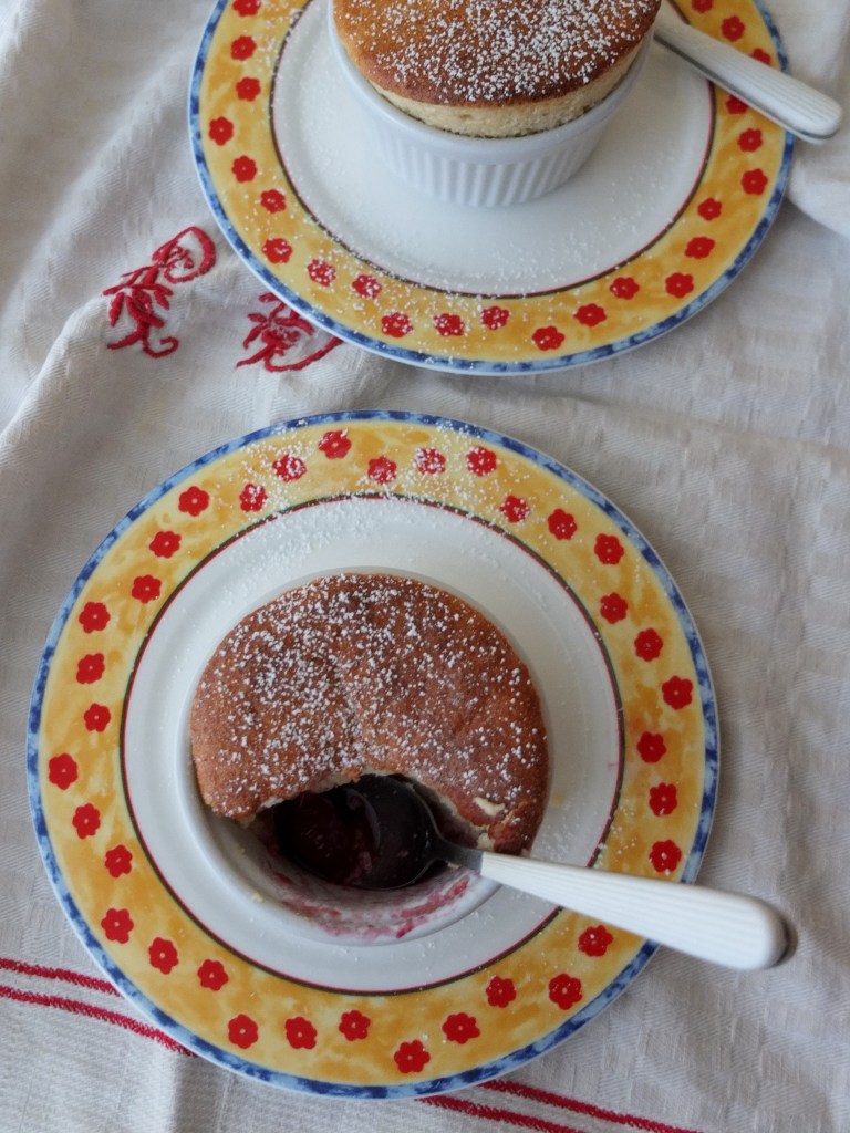 Cherry and almond soufflés recipe! And a soufflé challenge! | lili's cakes
