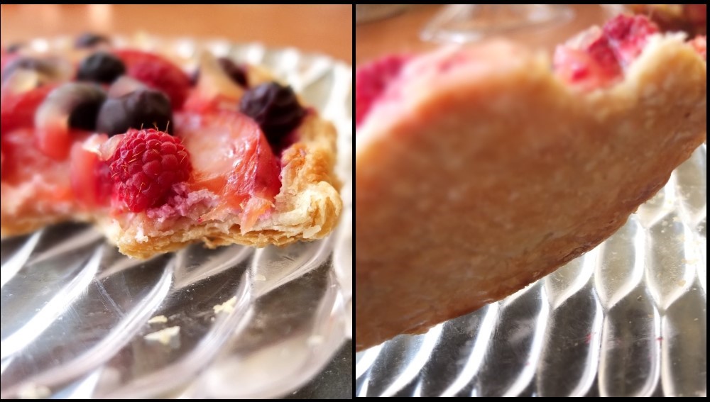 Shaping and baking a puff pastry tart shell | lili's cakes