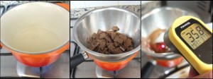 Tempering chocolate – ice bath method | lili's cakes