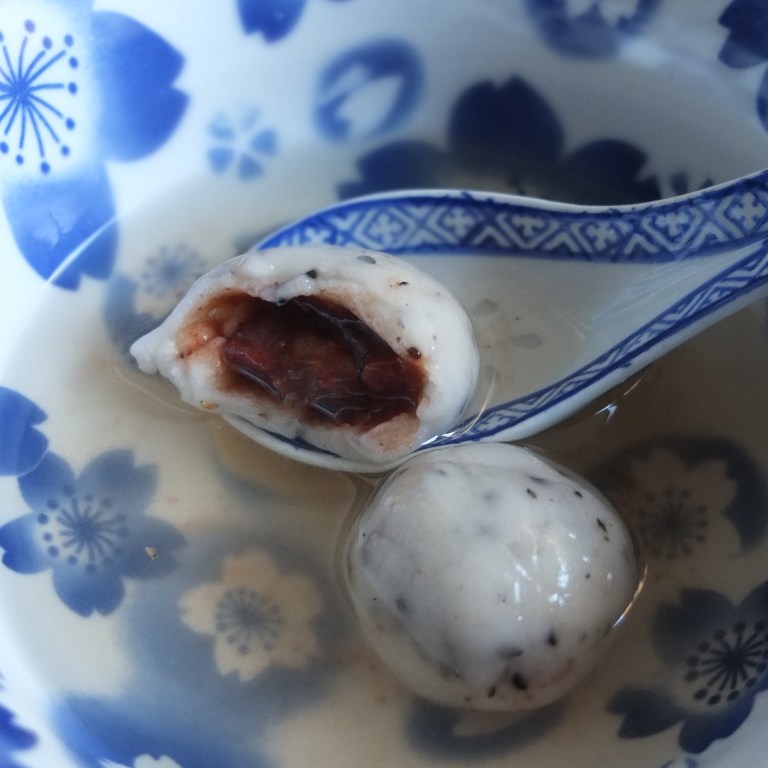 Red bean dumplings in ginger broth – an easy gluten-free recipe! | lili ...