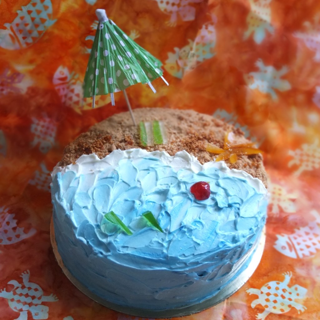 How to make a beach cake – easy! :) | lili's cakes