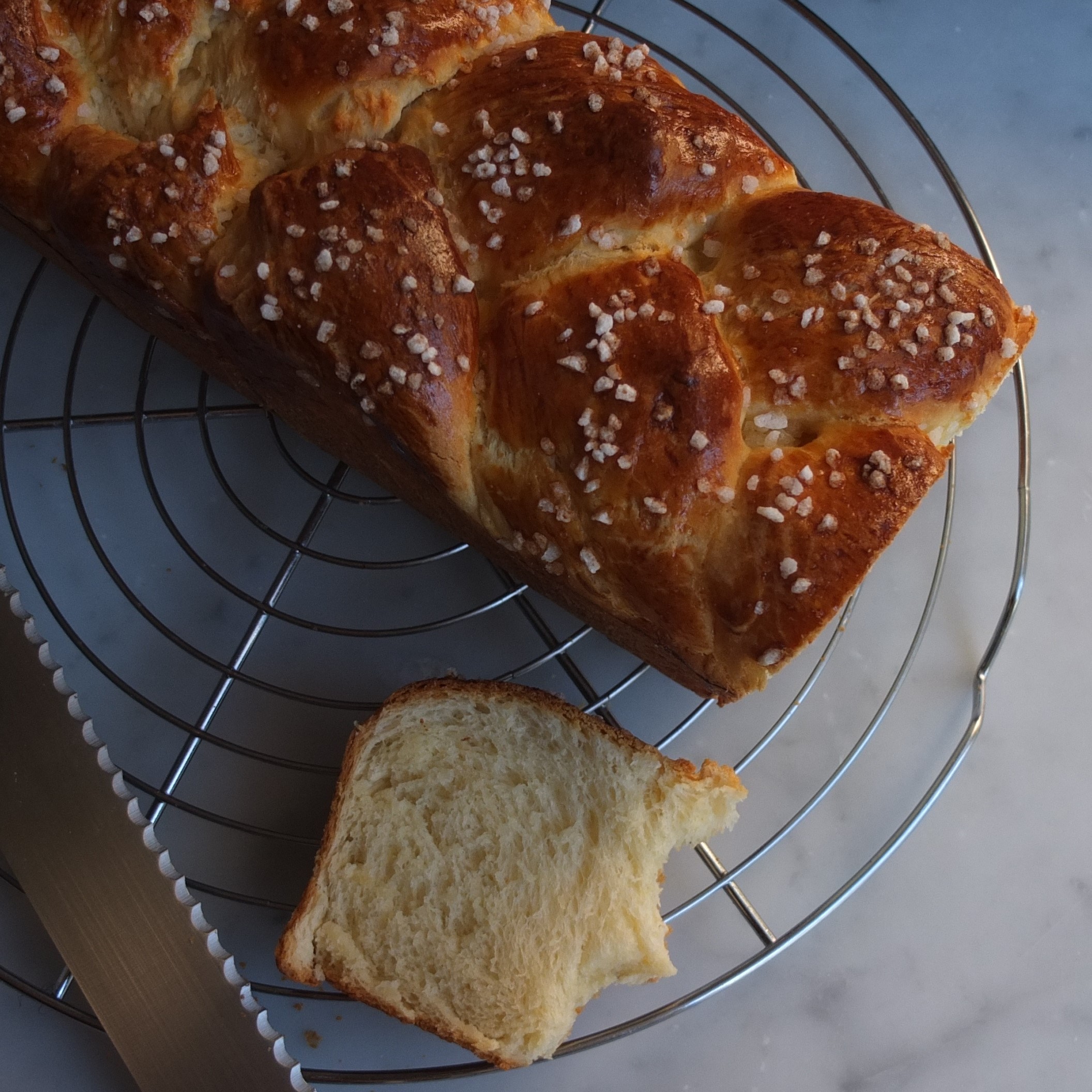 Plaited brioche recipe! With optional rum and orange blossom water plus ...