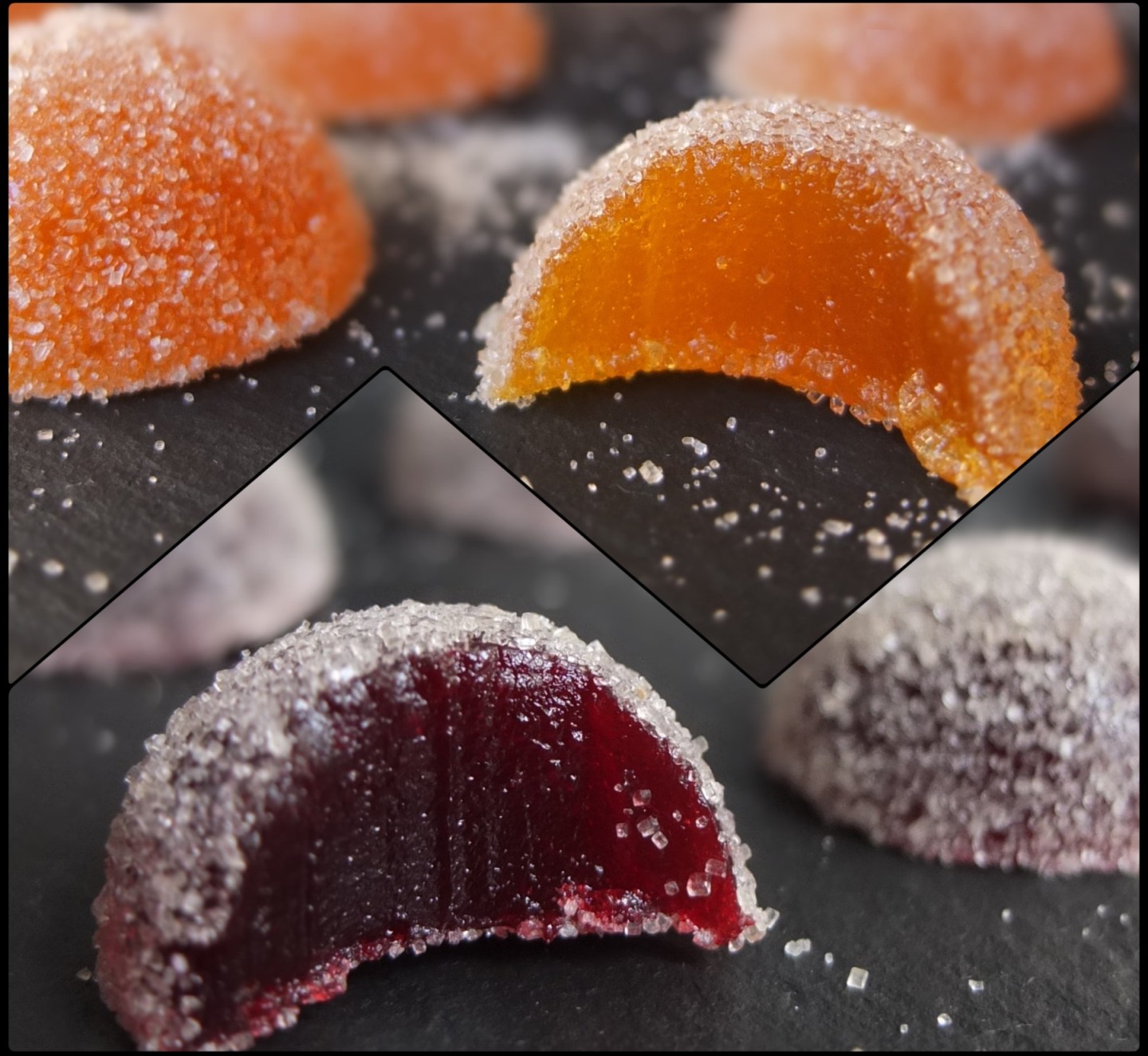 Pâtes de fruits, French fruit jellies recipe! Raspberry or passion ...