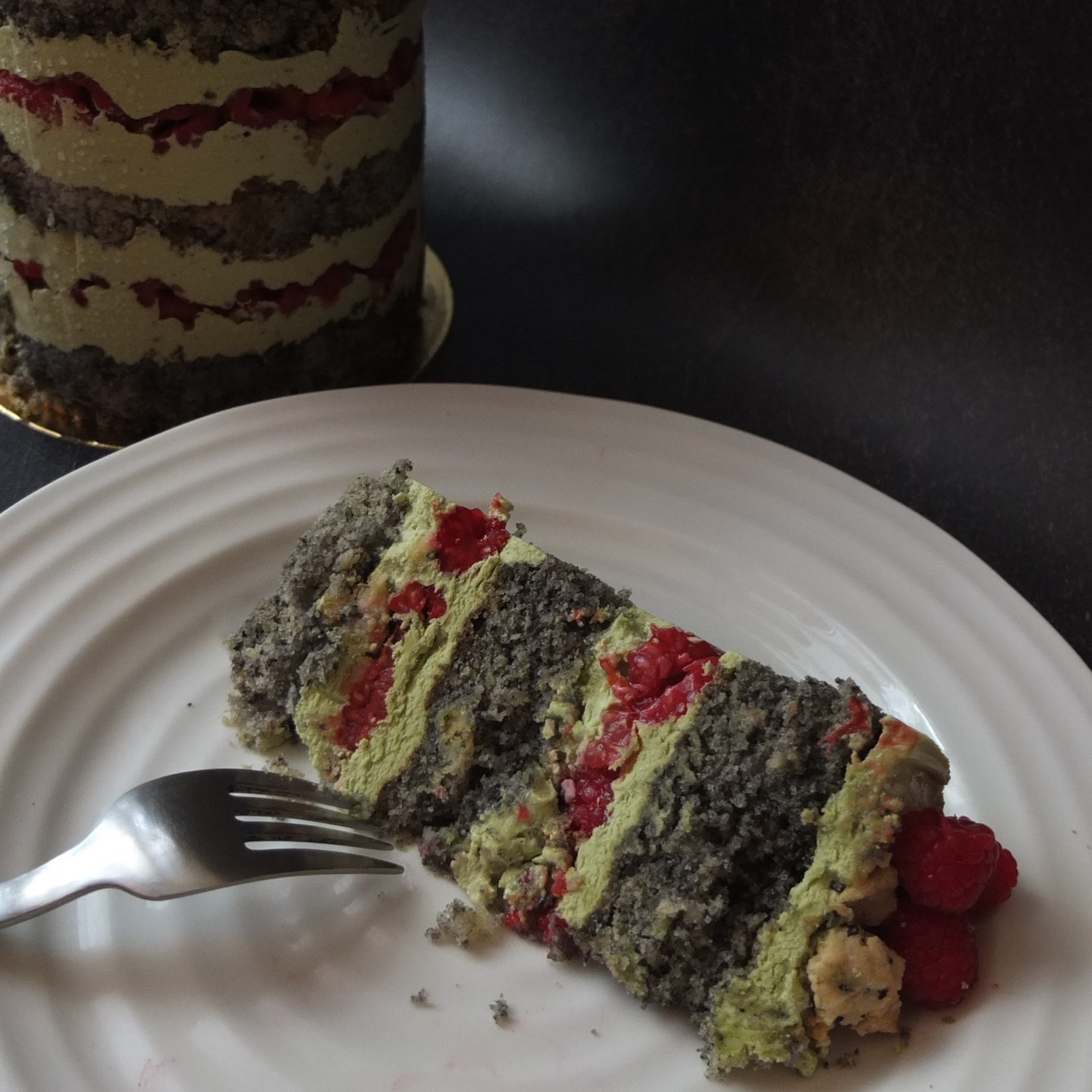 Black sesame, raspberry and matcha layer cake recipe! Glutenfree or not ...