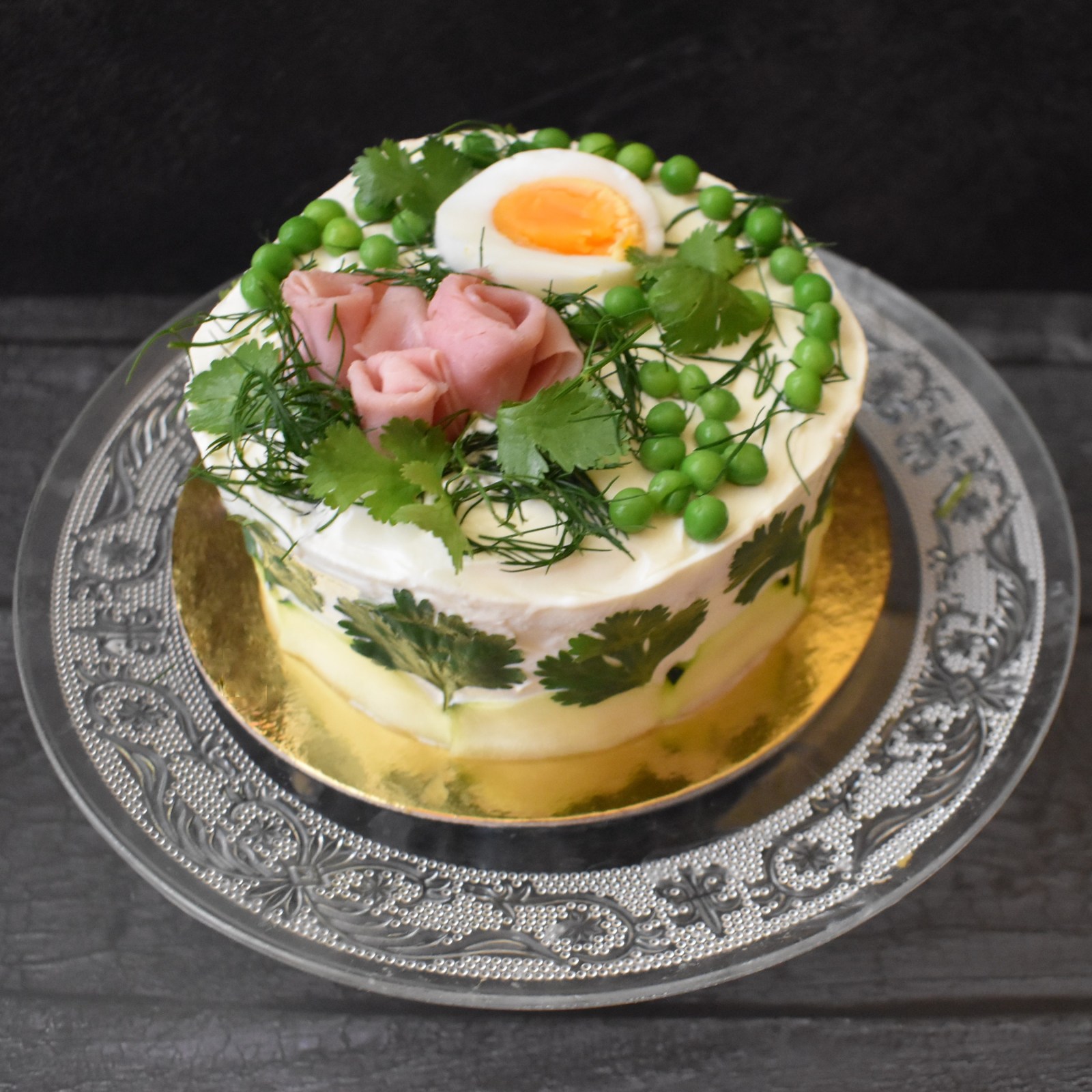 Smörgåstårta Swedish sandwich cake recipe! An easy delish savoury treat ...