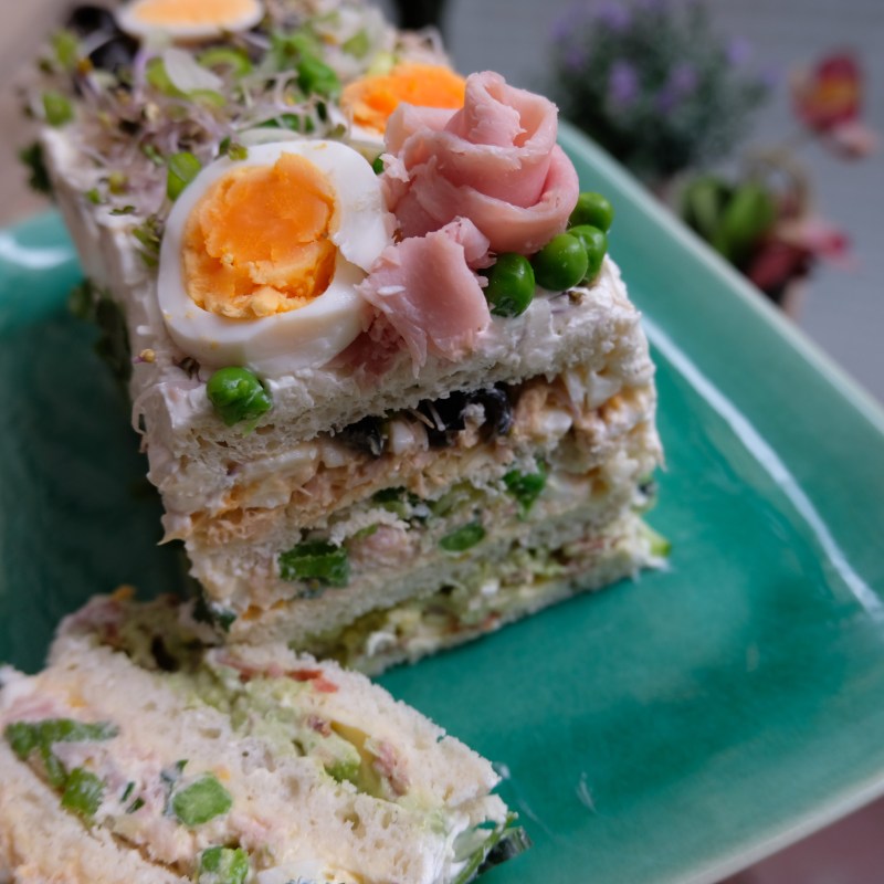 Smörgåstårta Swedish sandwich cake recipe! An easy delish savoury treat ...