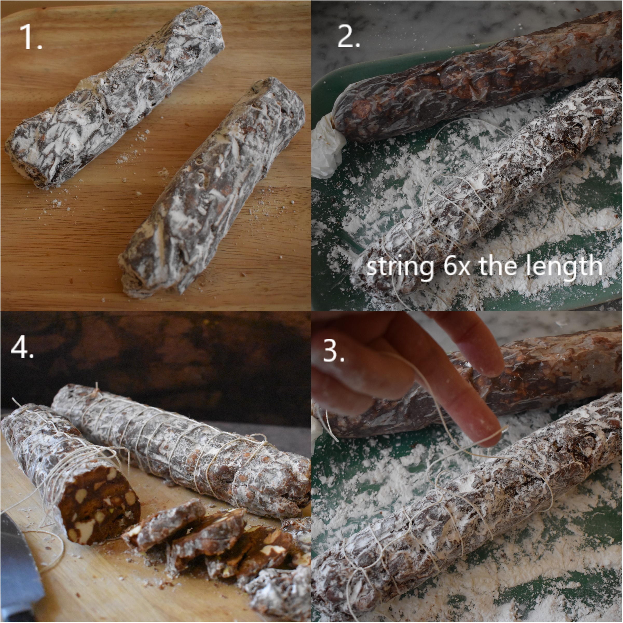 Chocolate salame recipe! Festive, fun, easy, delish and international ...