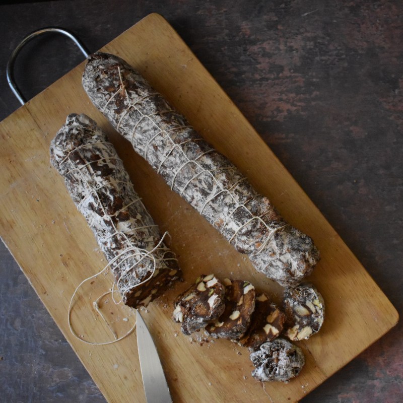 Chocolate salame recipe! Festive, fun, easy, delish and international ...