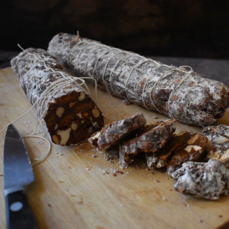 Chocolate salame recipe! Festive, fun, easy, delish and international ...
